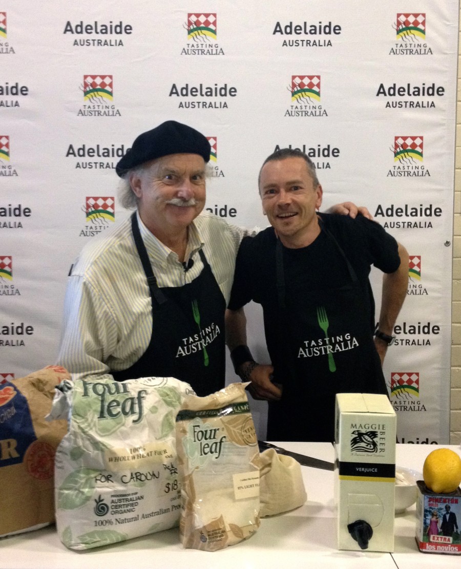 Ian Parmenter and Simon Bryant at Tasting Australia 2012 launch - Lambs ...